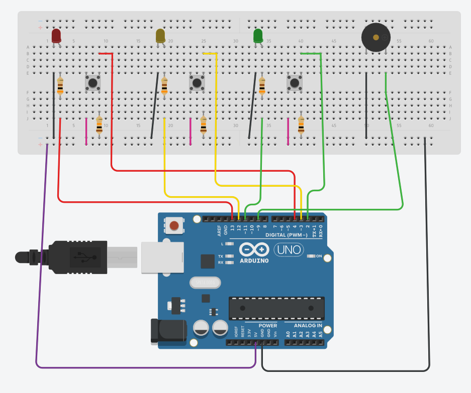 Projeto 08 - Piano com buzzer ~ Squids Arduino