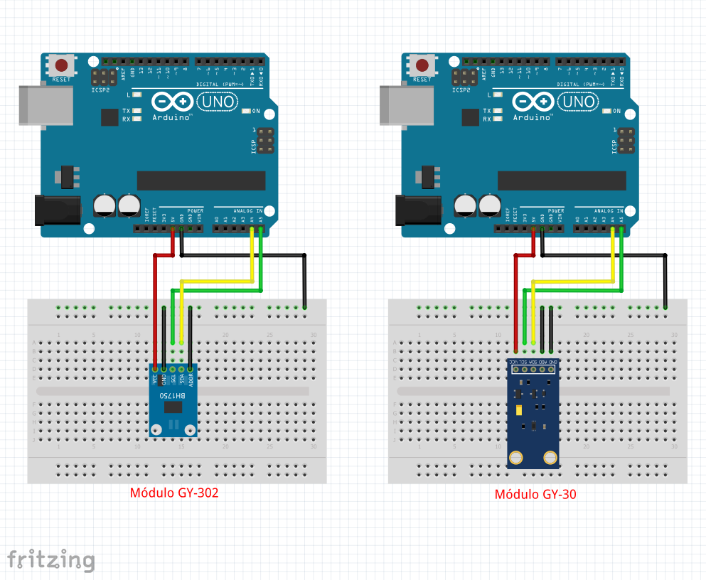 Projeto103 Como Usar O Sensor Bh1750 Com Arduino Sem Auxílio De Biblioteca Específica ~ Squids