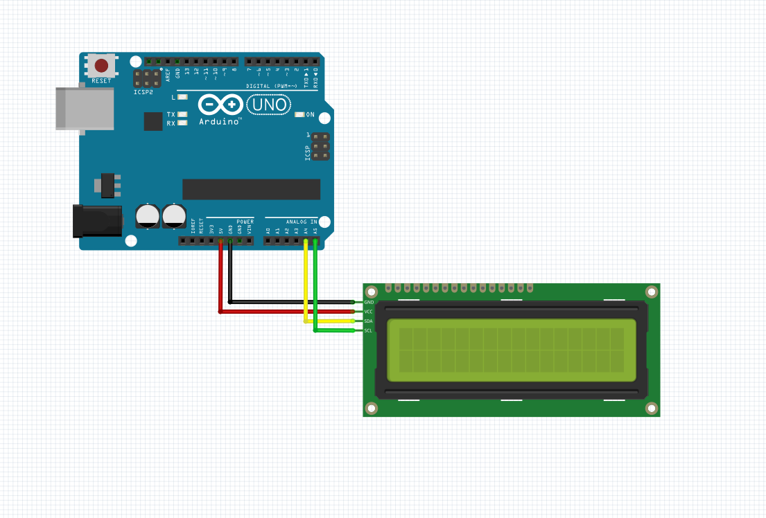 Projeto 48a - Como controlar um display LCD com o módulo I2C (LiquidCrystal_I2C) ~ Squids Arduino